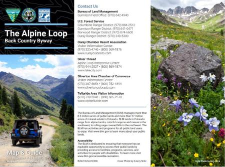 Alpine Loop Backcountry Byway Map & Guide | Bureau of Land Management